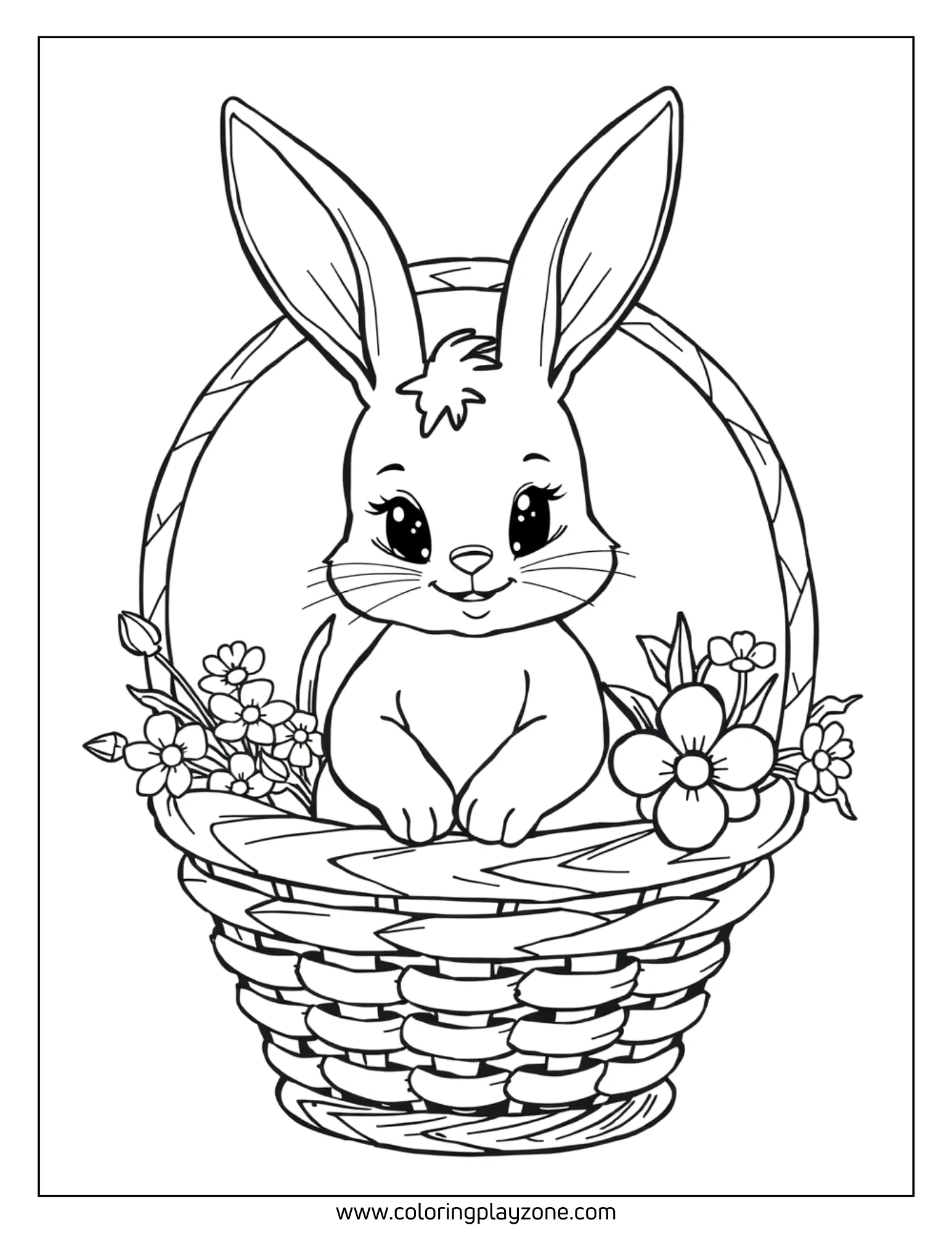77 Free Printable Bunny Coloring Pages for All Ages