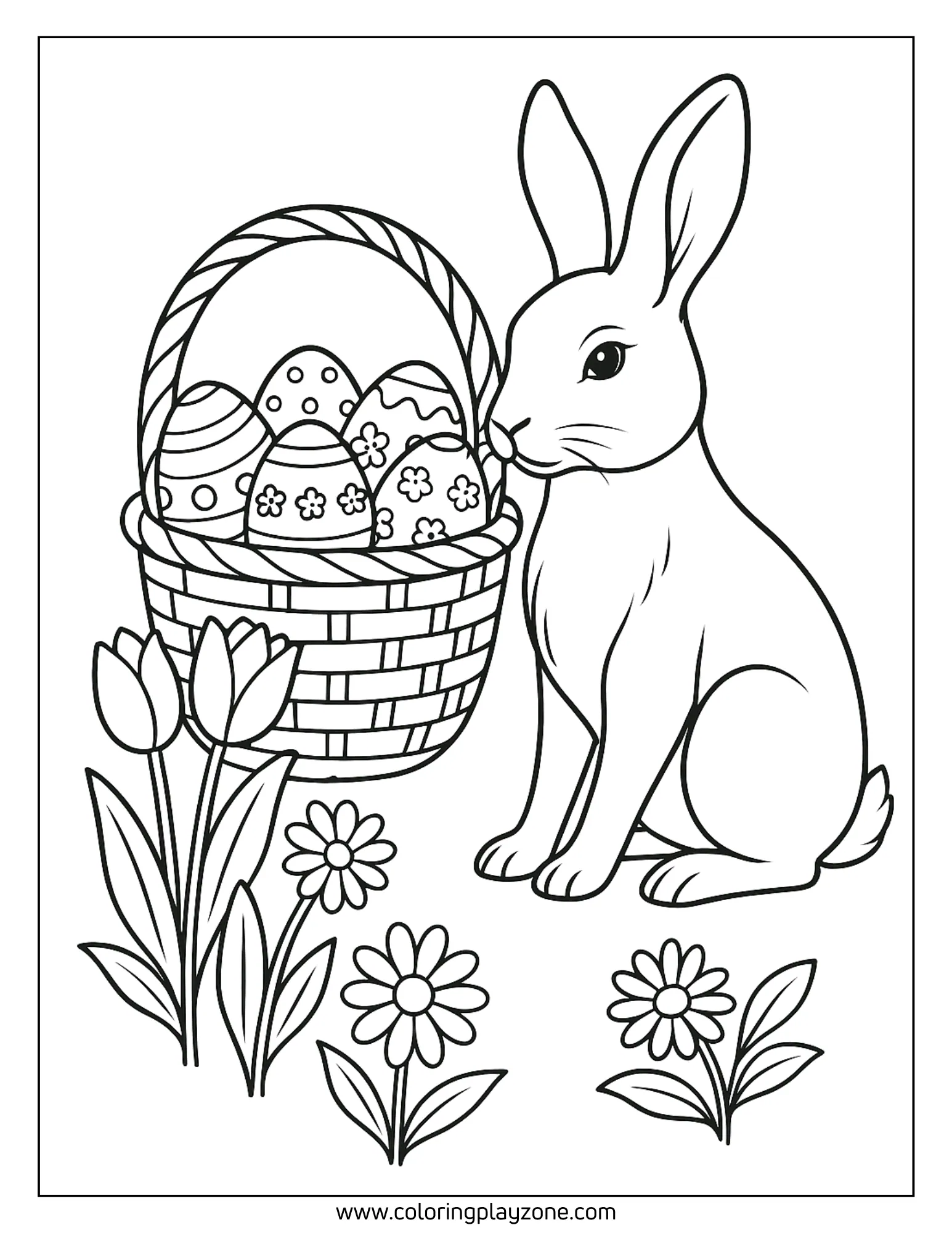 77 Free Printable Bunny Coloring Pages for All Ages