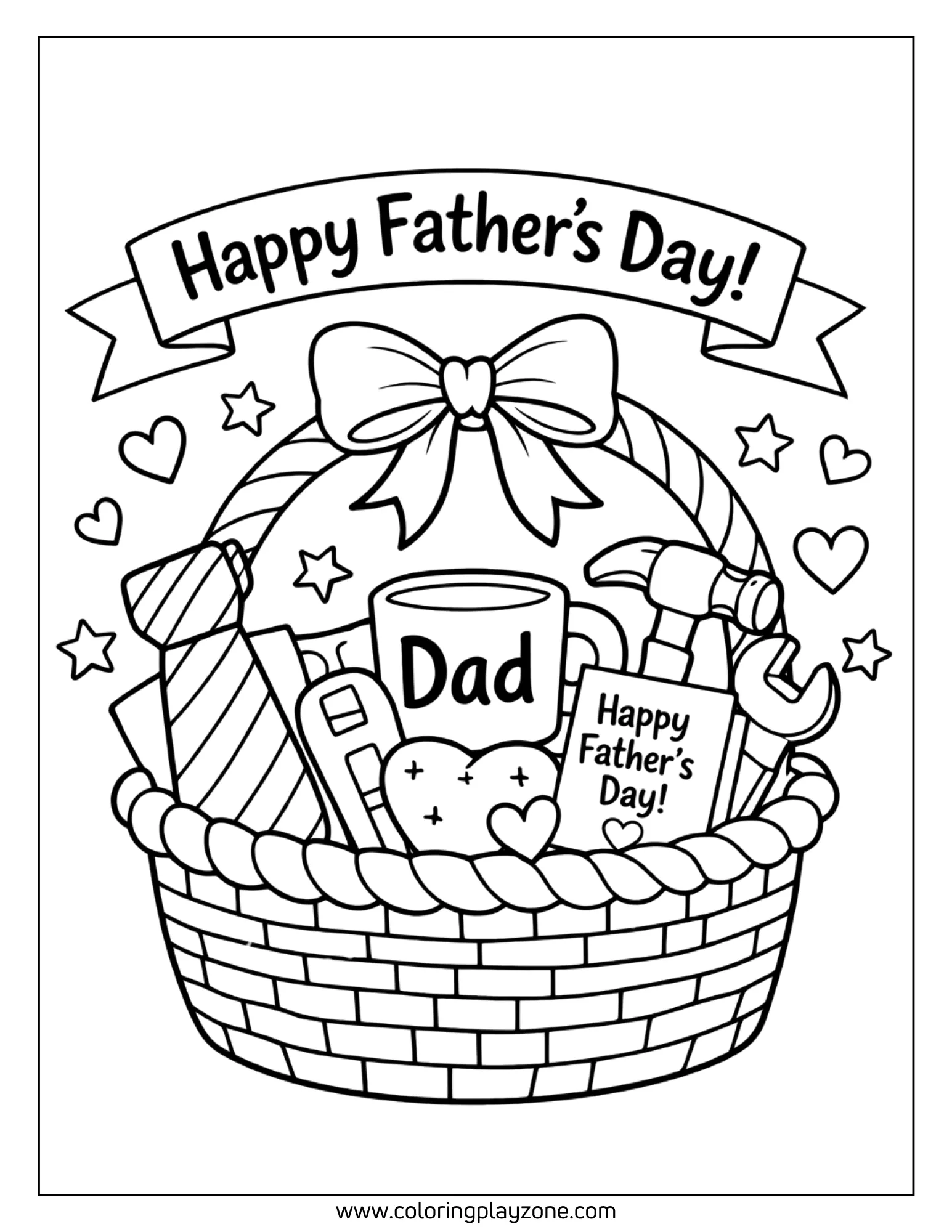 82 Free Printable Father’s day Coloring Pages for All Ages