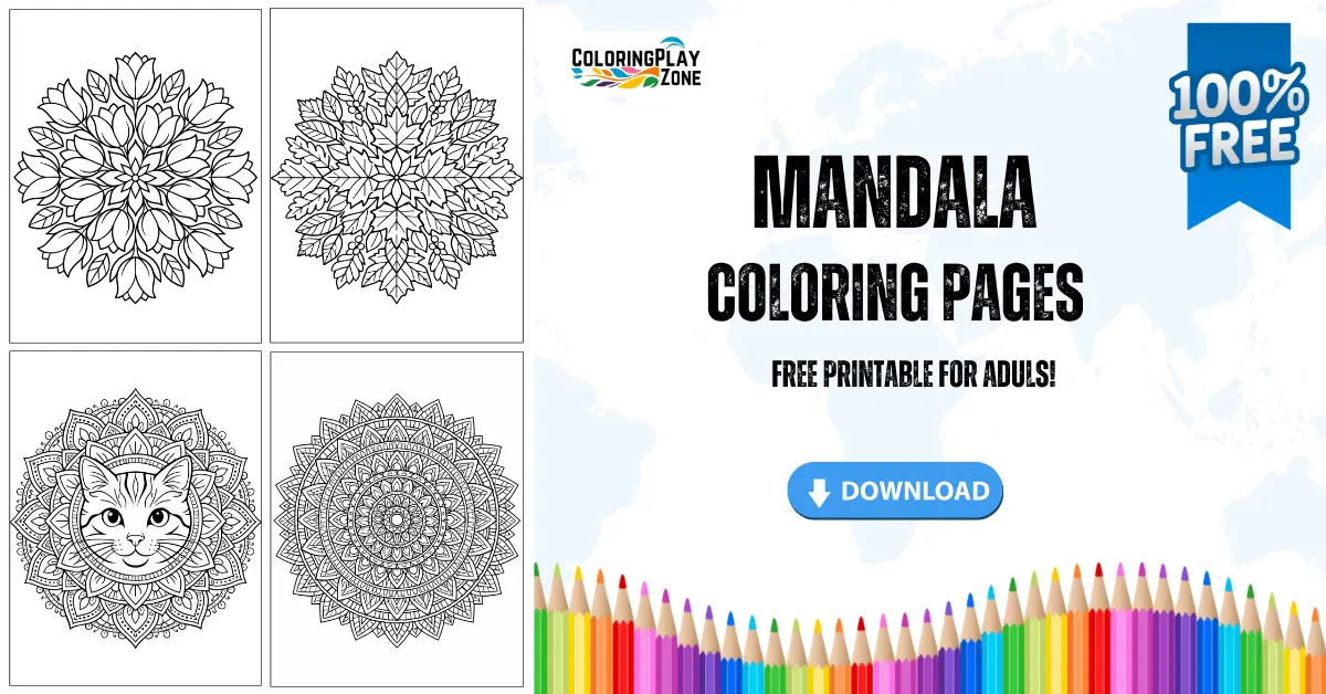 86 Free Printable Mandala Coloring Pages for All Adults