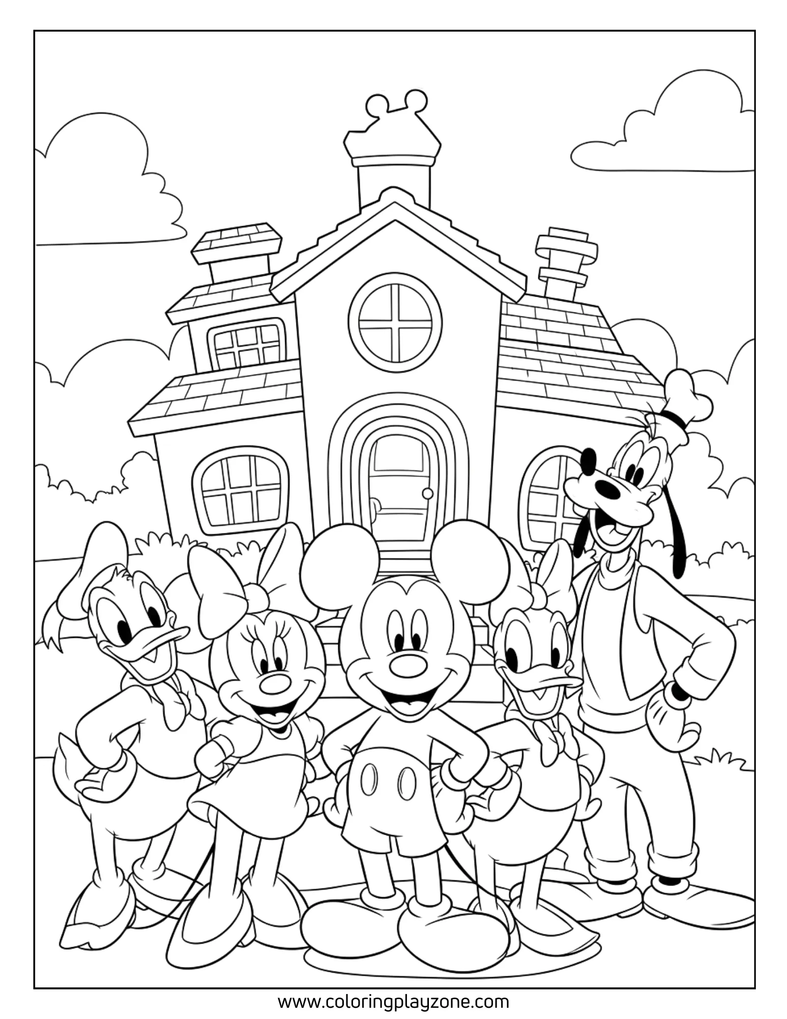 Mickey Mouse Coloring Pages Free Printables For Everyone 