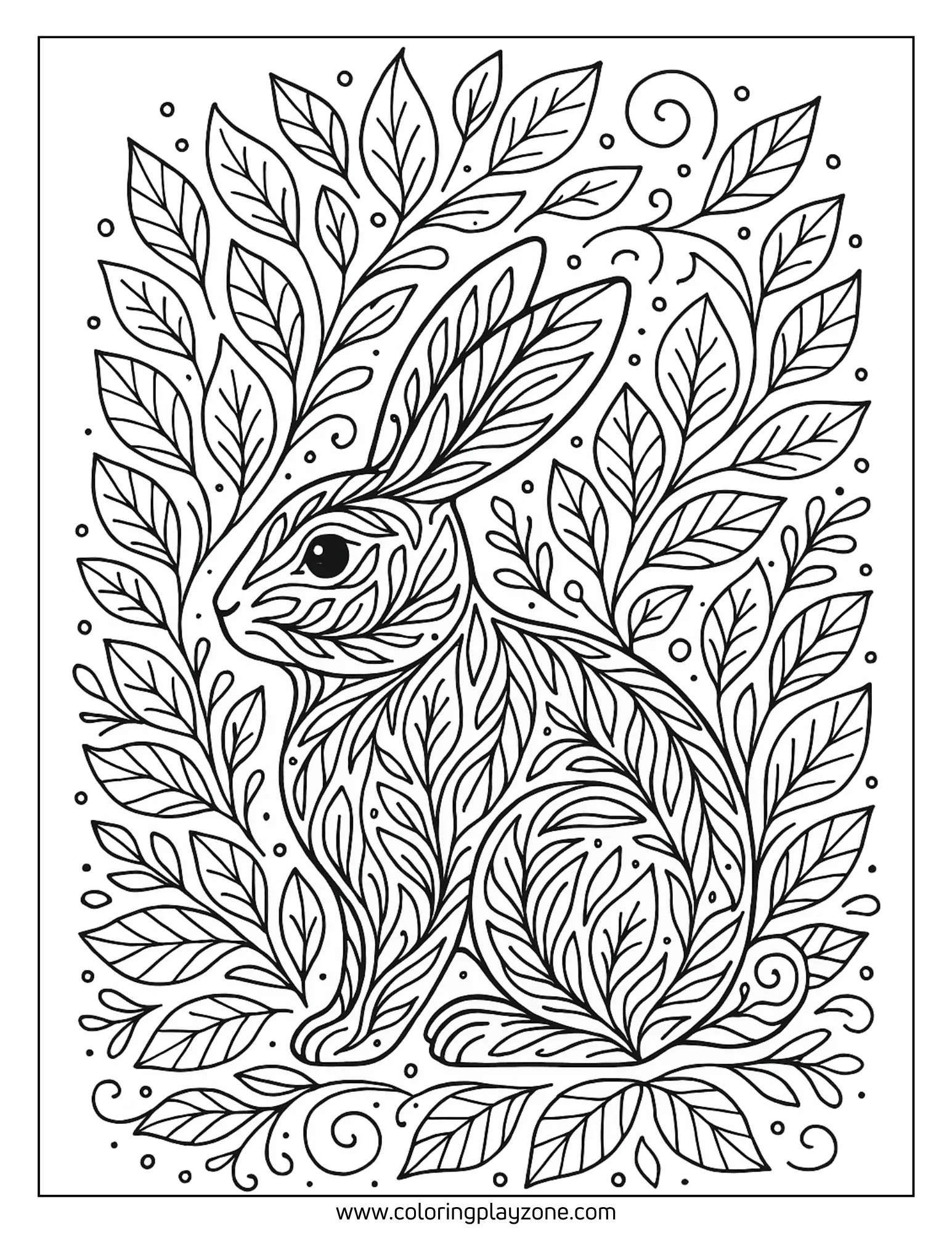 77 Free Printable Bunny Coloring Pages for All Ages
