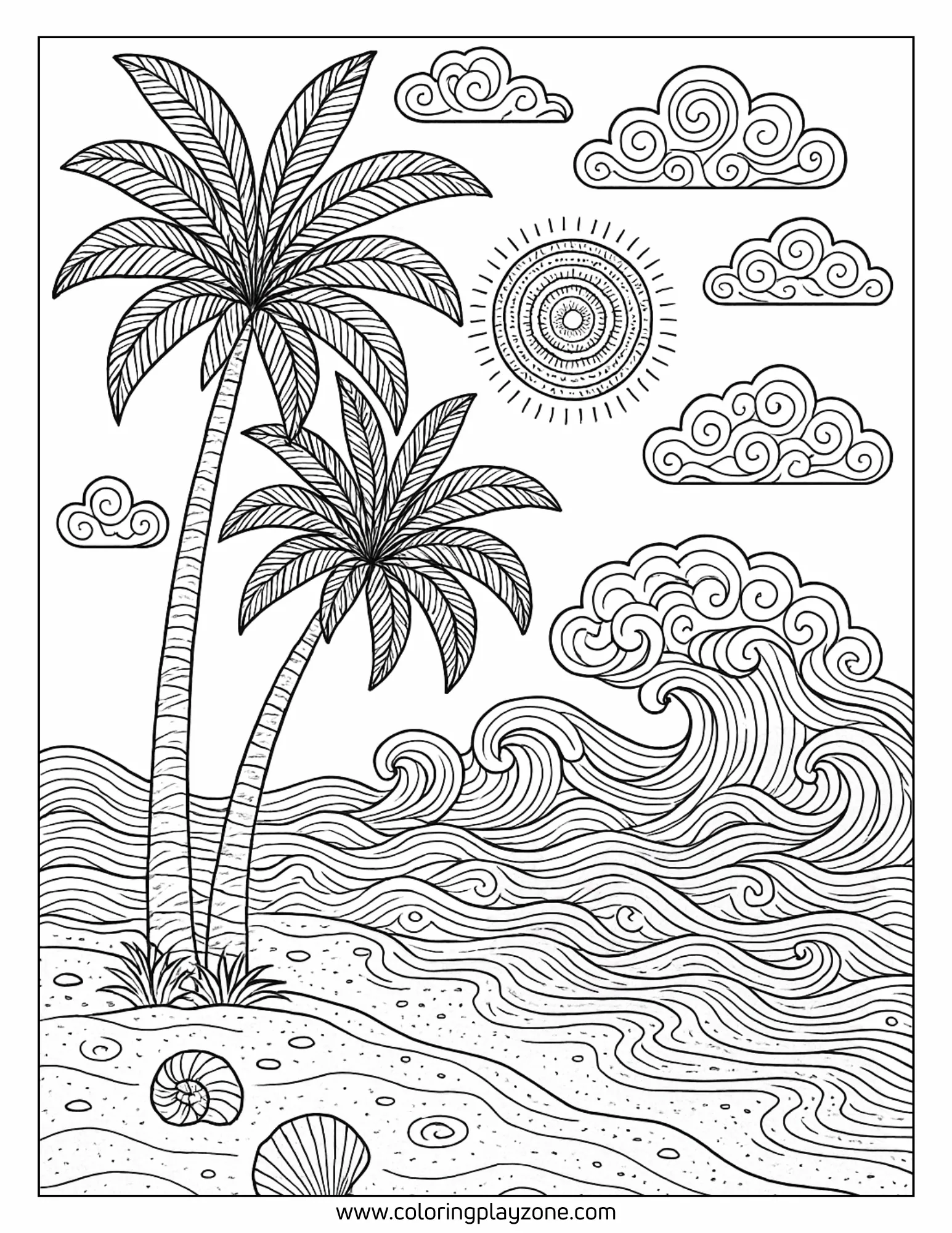 84 Summer Coloring Pages (Free Printables for Kids & Adults)